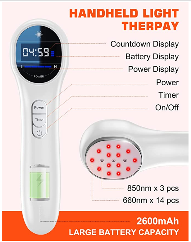 Biotronix Portable Rechargeable Handheld Laser Device for Physiotherap ...