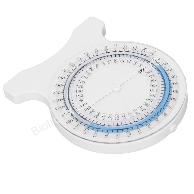 Biotronix Range of Motion Inclinometer for Measuring Flexion, Extensio ...